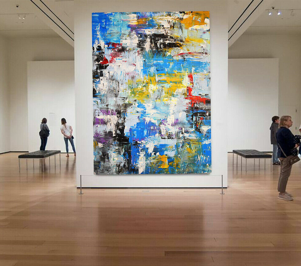 150 x 250 Original XXL Acryl Gemälde großes Bild Kunst Acrylbild Art , 550,00