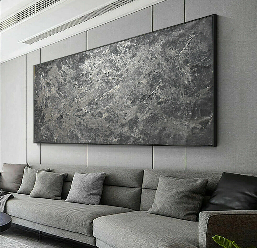 100 x 200 Original XXL Acryl Gemälde großes Bild Kunst Acrylbild Lein, 350,00